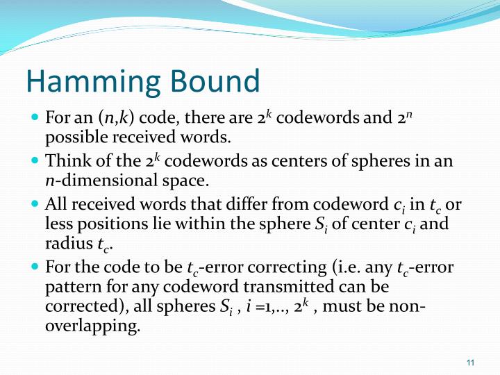 PPT - ERROR CONTROL CODING PowerPoint Presentation - ID:847755