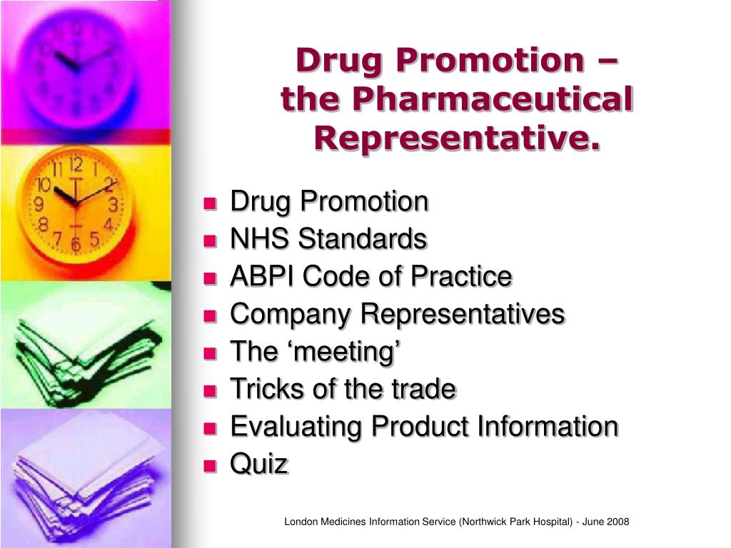 PPT - Drug Promotion: The Pharmaceutical Representative. PowerPoint ...