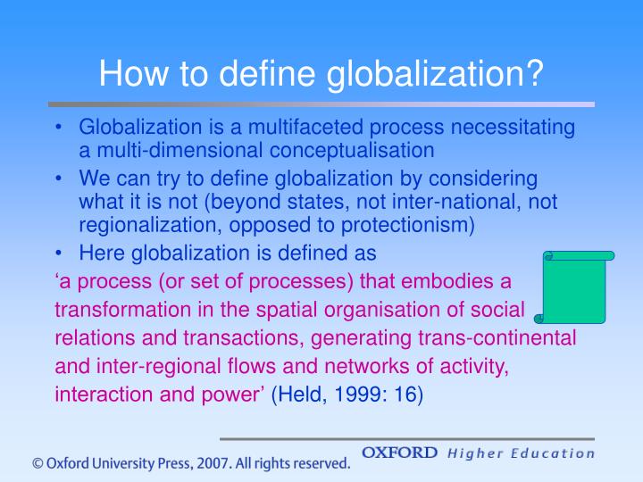 Globalization Definition
