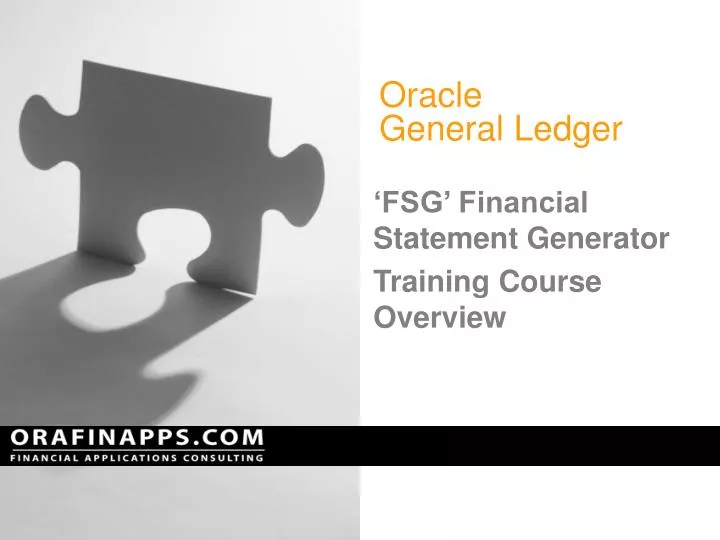 PPT - Oracle General Ledger PowerPoint Presentation, free download - ID ...