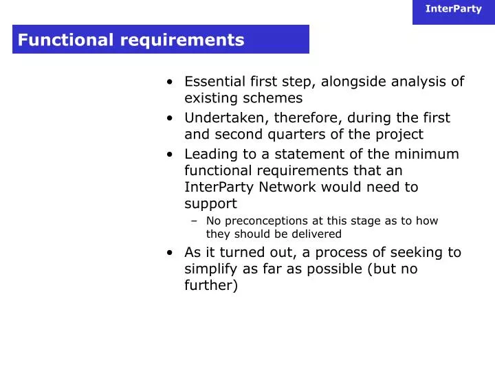 PPT - Functional requirements PowerPoint Presentation, free download ...