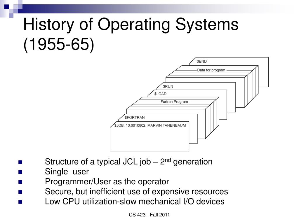 Ppt Cs 423 Operating Systems Design Lecture 1 Introduction Powerpoint Presentation Id849679