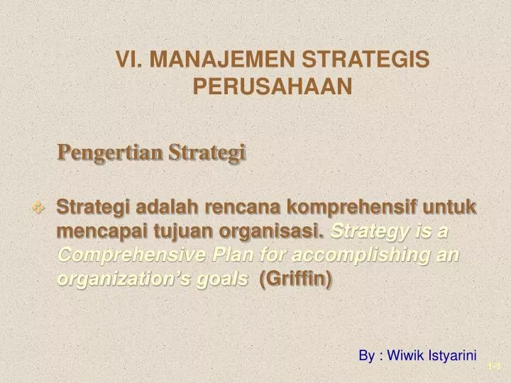 PPT - Pengertian Strategi PowerPoint Presentation, free download - ID ...