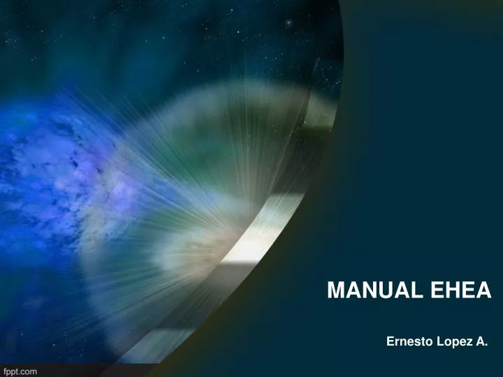 PPT - MANUAL EHEA PowerPoint Presentation, free download - ID:850314