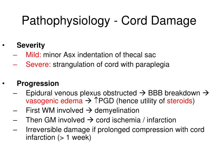 PPT - Spinal Cord Compression PowerPoint Presentation - ID:851177