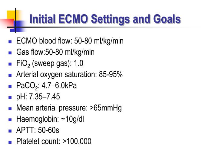 PPT - Autumn Respiratory Seminar 2010 Use of Extracorporeal Membrane ...