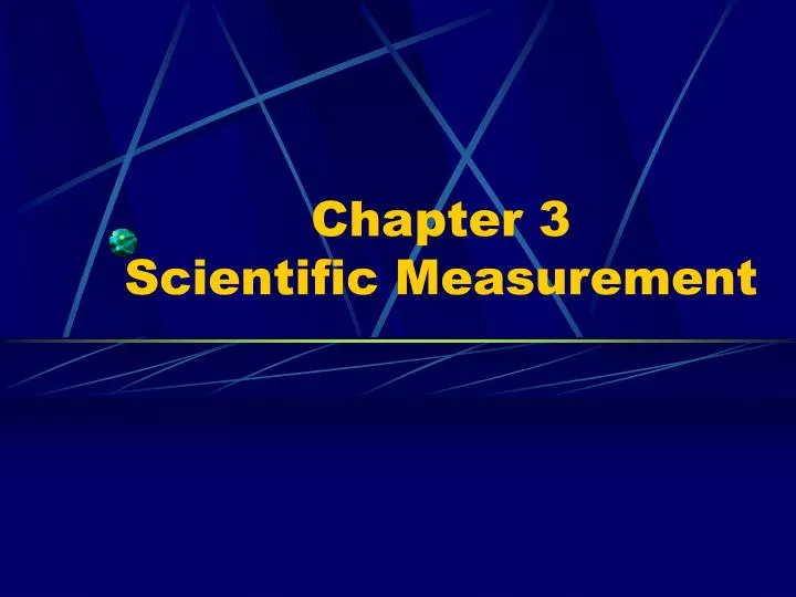 PPT - Chapter 3 Scientific Measurement PowerPoint Presentation, free ...