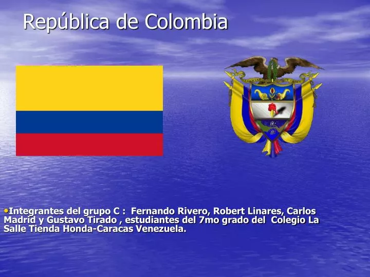 PPT - República de Colombia PowerPoint Presentation, free download - ID ...