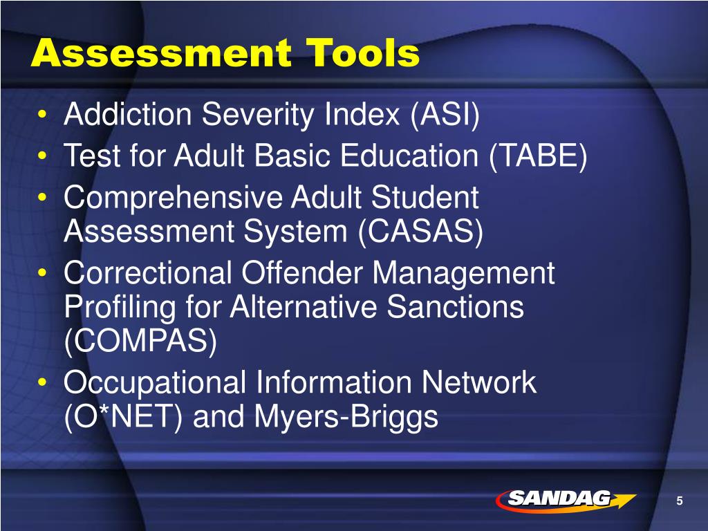 PPT - Assessment Guided Life Planning: The San Diego SB 618 Prisoner ...