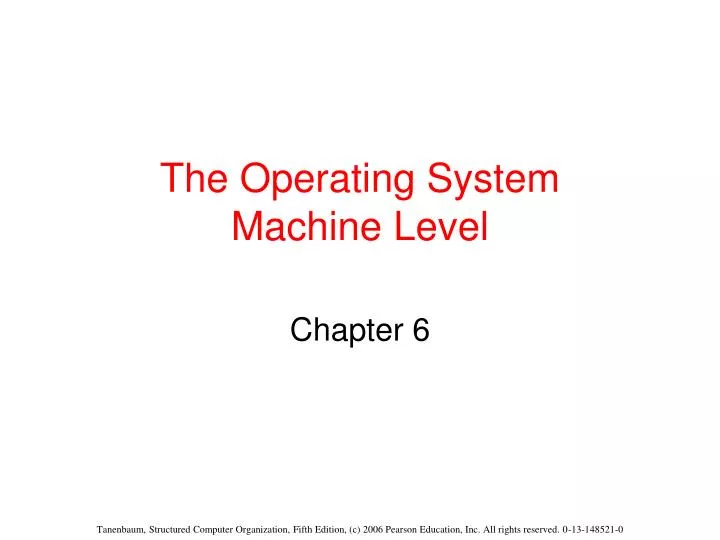PPT - The Operating System Machine Level PowerPoint Presentation, free ...