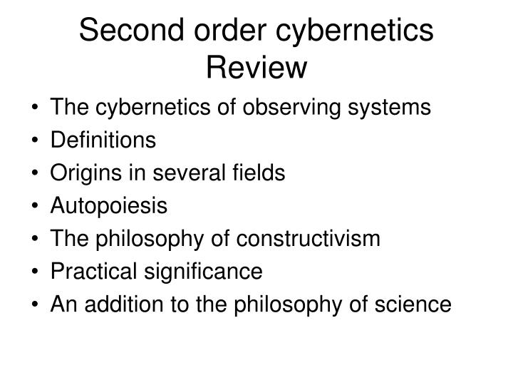 PPT - Fundamentals and History of Cybernetics 3 PowerPoint Presentation ...