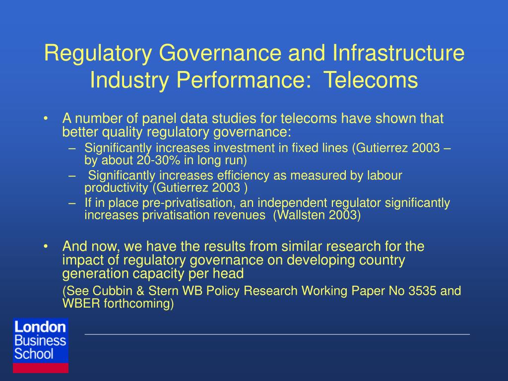 PPT - Regulatory Governance and Electricity Investment in Developing ...