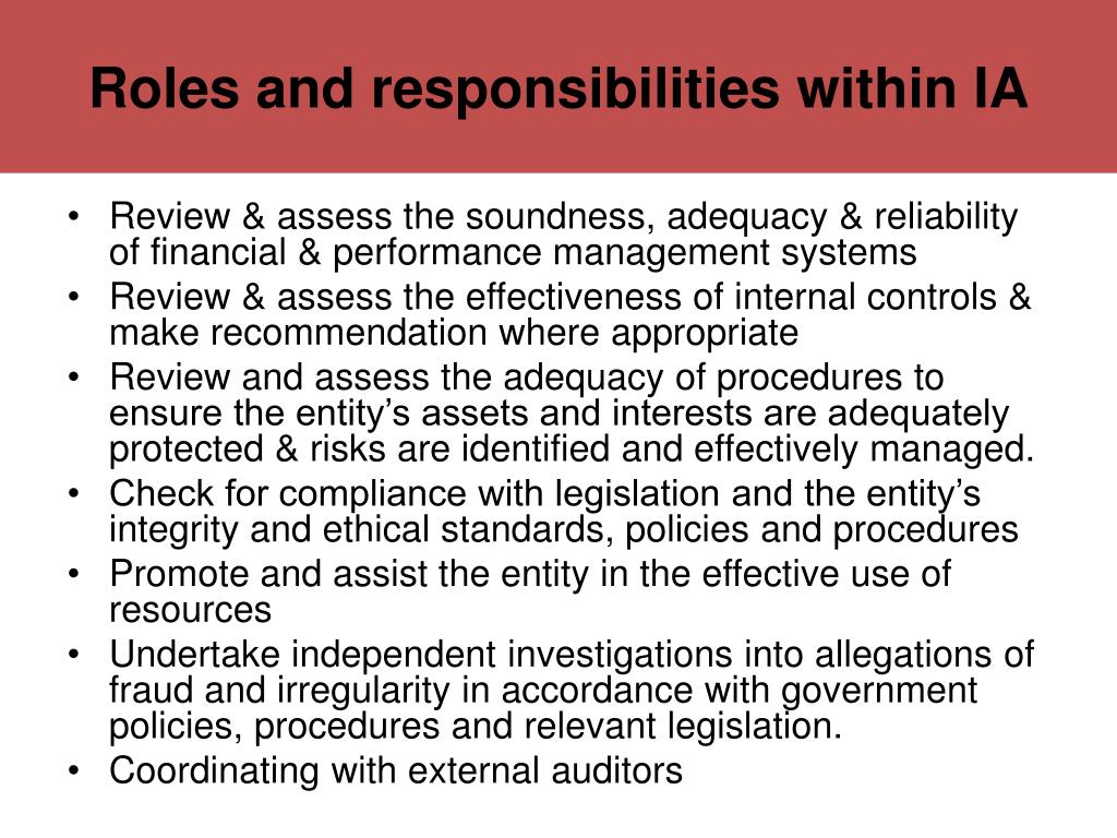 PPT - RISK MANAGEMENT AND INTERNAL AUDIT Key role that Auditors play in ... PPT - RISK MANAGEMENT AND INTERNAL AUDIT Key role that Auditors play in ...