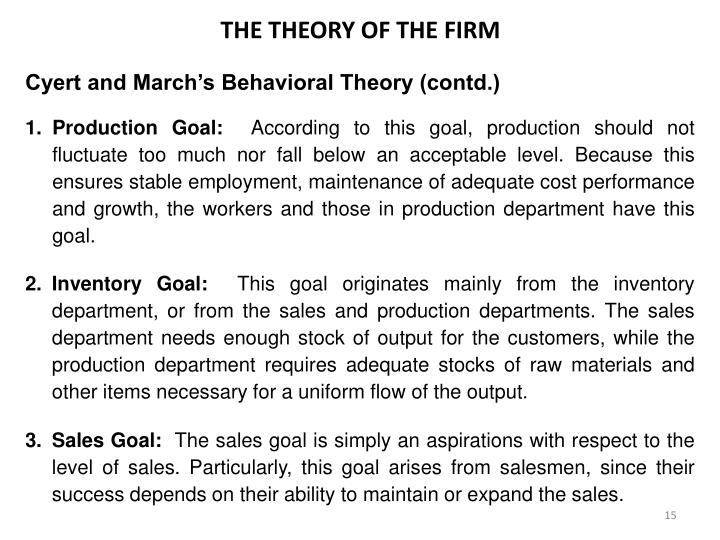 PPT - THE THEORY OF THE FIRM PowerPoint Presentation - ID:853442