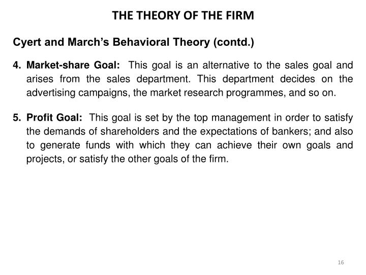 PPT - THE THEORY OF THE FIRM PowerPoint Presentation - ID:853442