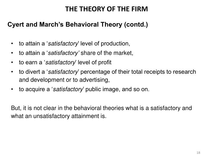 PPT - THE THEORY OF THE FIRM PowerPoint Presentation - ID:853442