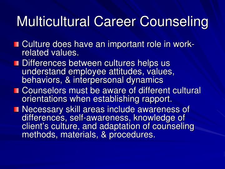 PPT - Career Counseling With Diverse Populations PowerPoint ...