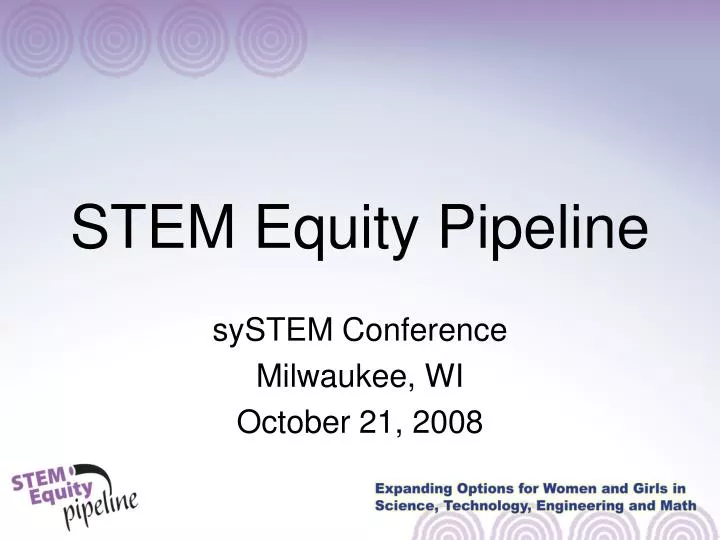 PPT - STEM Equity Pipeline PowerPoint Presentation, free download - ID ...