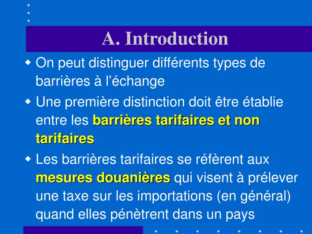 PPT - Chapitre 3 : Les politiques commerciales PowerPoint Presentation ...