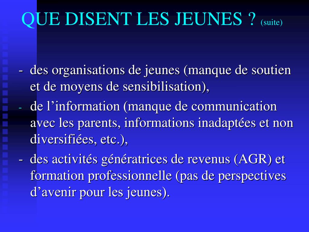 Ppt Initiative Pour La Santé Sexuelle Et Reproductive Des Jeunes Et