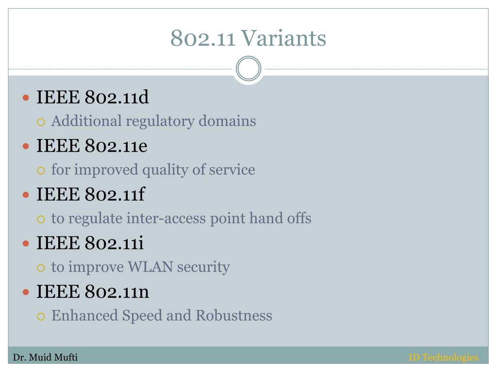 PPT - IEEE 802.11 Family PowerPoint Presentation, free download - ID:856419 PPT - IEEE 802.11 Family PowerPoint Presentation, free download - ID:856419