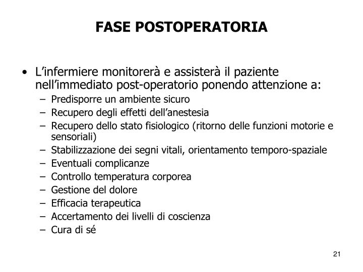 PPT - Assistenza pre- e post-operatoria al paziente sottoposto ad ...