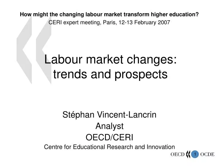 PPT - Labour market changes: trends and prospects PowerPoint ...