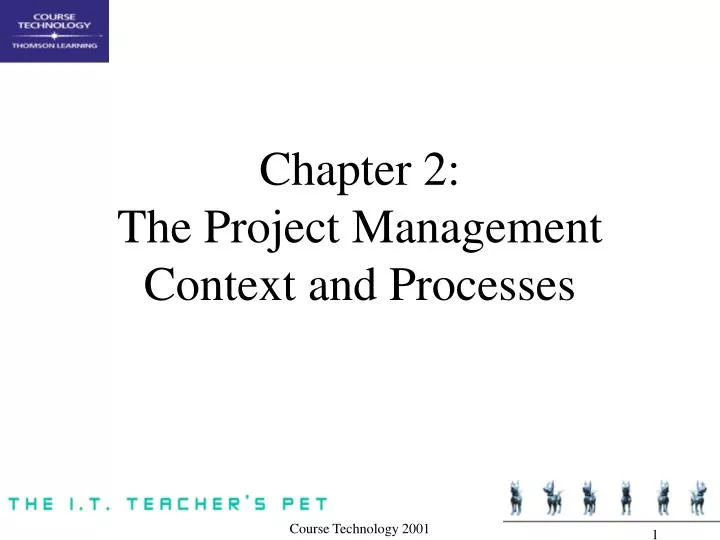 PPT - Chapter 2: The Project Management Context and Processes ...