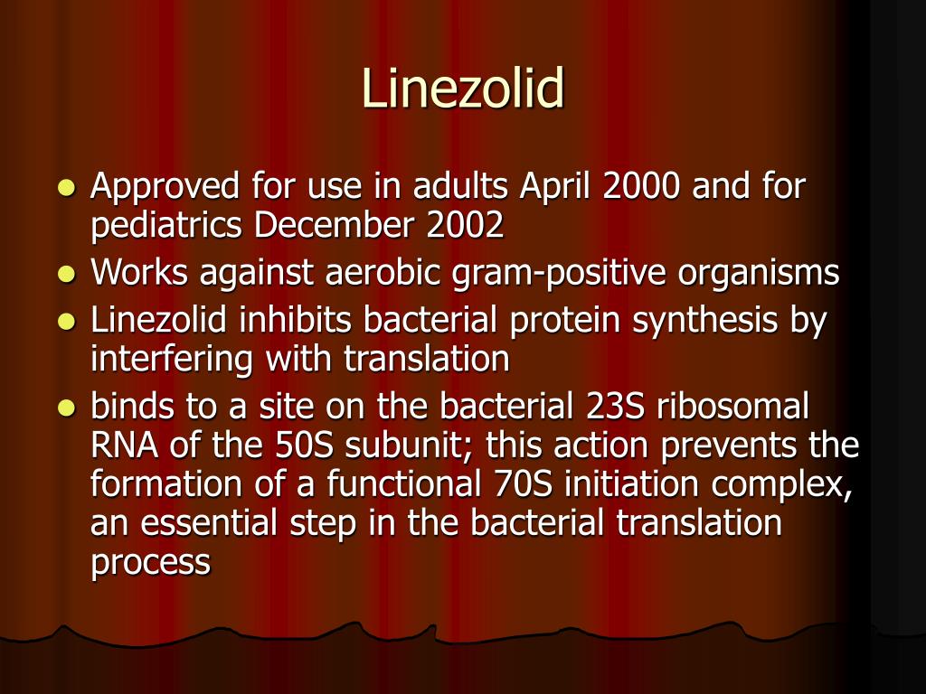 PPT - Glycopeptides, Oxazolidinones, Streptogramins and Aminoglycosides ...