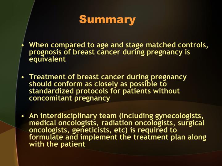 PPT - Breast Cancer & Pregnancy PowerPoint Presentation - ID:858955