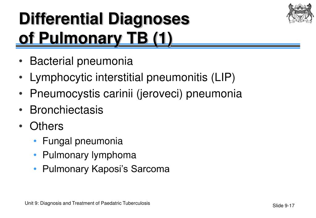 Differential Diagnosis Of Pulmonary Tuberculosis - vrogue.co Differential Diagnosis Of Pulmonary Tuberculosis - vrogue.co