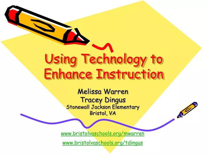 PPT - Using Technology to Enhance Instruction PowerPoint Presentation ... PPT - Using Technology to Enhance Instruction PowerPoint Presentation ...