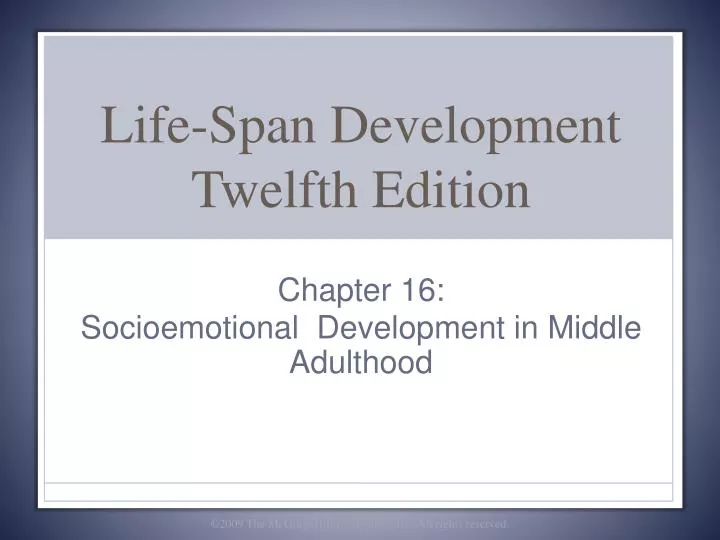 PPT - Life-Span Development Twelfth Edition PowerPoint Presentation ...