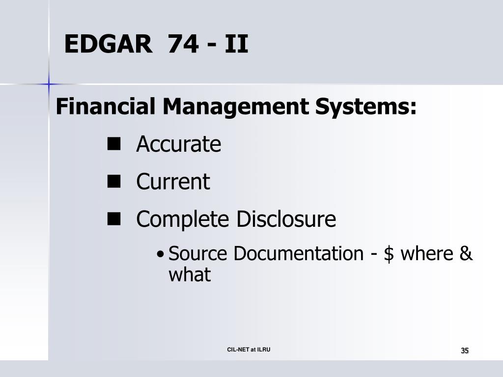 PPT - CIL Financial Management Presented by: Melissa & Tim Glisson ...