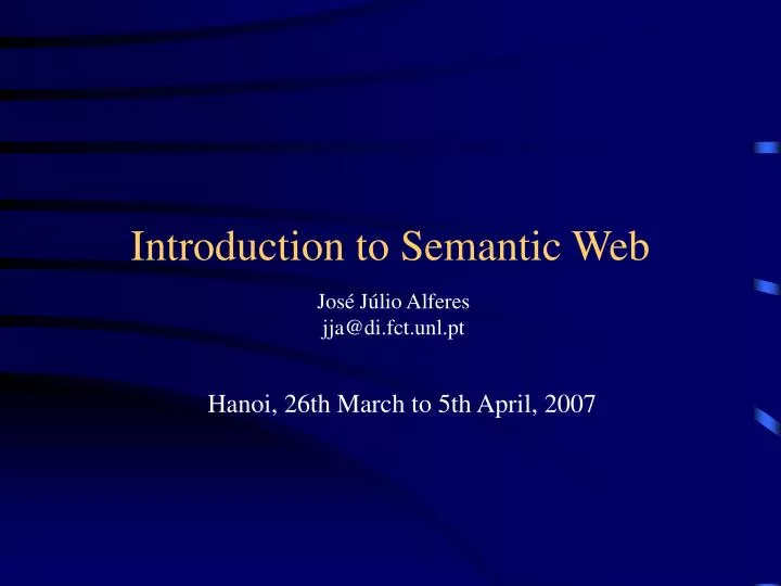 Ppt Introduction To Semantic Web Powerpoint Presentation Free 2295