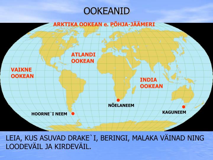 PPT - MAAILMAMERI PowerPoint Presentation - ID:860936