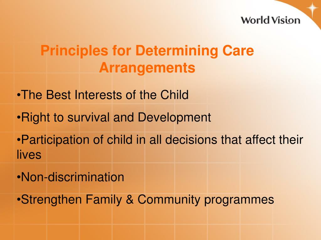 PPT - Family Reunification and Separated Children: World Vision’s ...