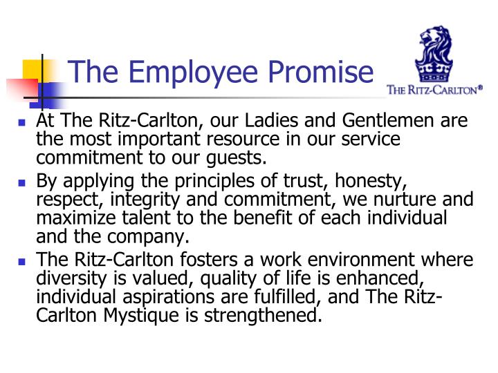 PPT - The Ritz Carlton Legendary Service from a Legendary Culture with ...