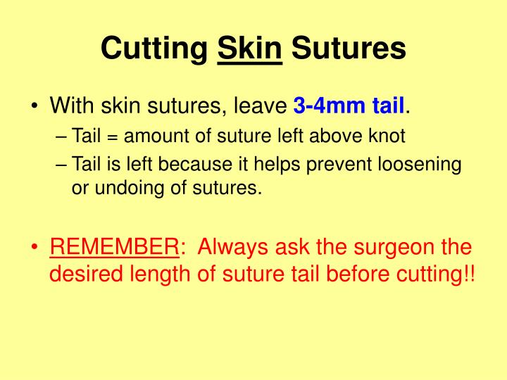 PPT - Suturing Basics PowerPoint Presentation - ID:861706