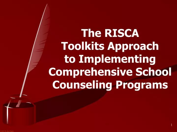 PPT - The RISCA Toolkits Approach to Implementing Comprehensive School ...