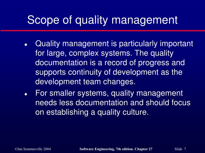 PPT - Quality Management PowerPoint Presentation - ID:861791