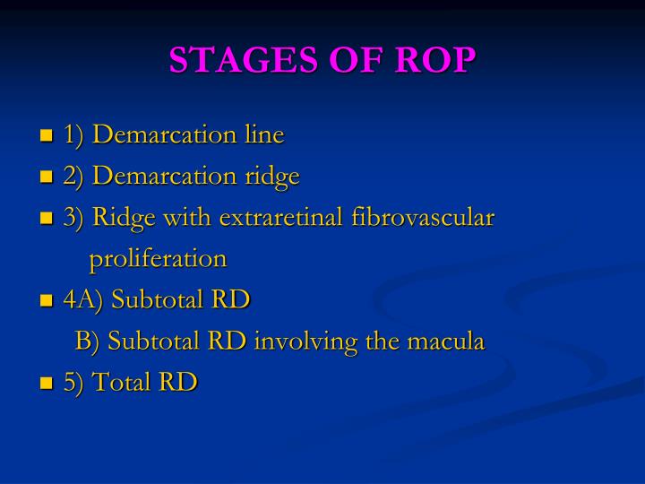 PPT - RETINOPATHY OF PREMATURITY PowerPoint Presentation - ID:861925