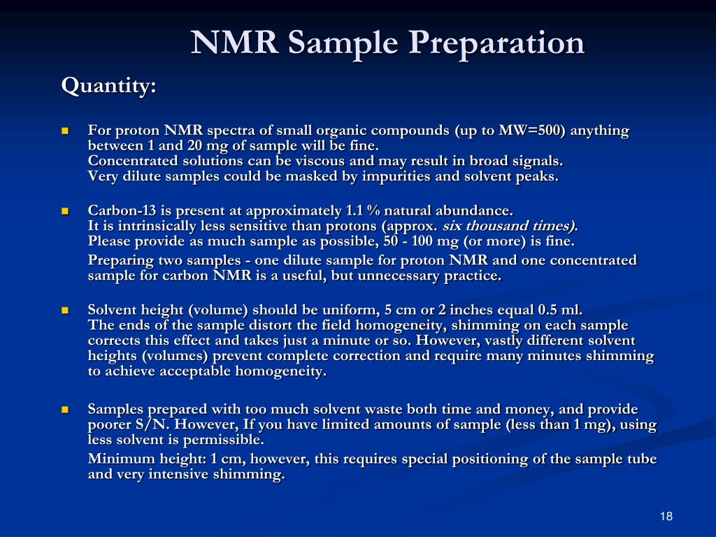 How To Prepare Nmr Sample At Paige Lumholtz Blog How To Prepare Nmr Sample At Paige Lumholtz Blog