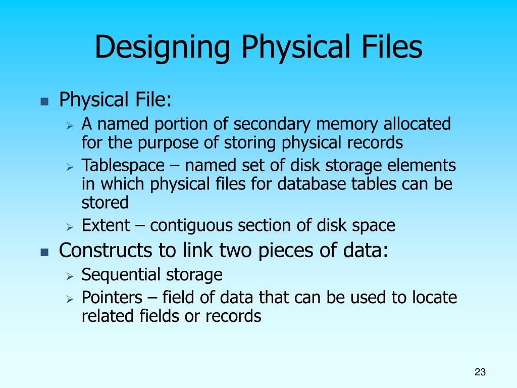 PPT - IS 4420 Database Fundamentals Chapter 6: Physical Database Design ...