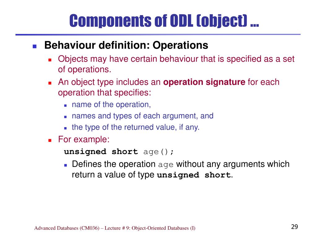 Ppt Object Oriented Database Design Using Uml And Odmg Powerpoint Presentation Id862944