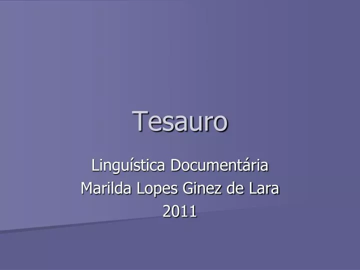 PPT - Tesauro PowerPoint Presentation, free download - ID:863730