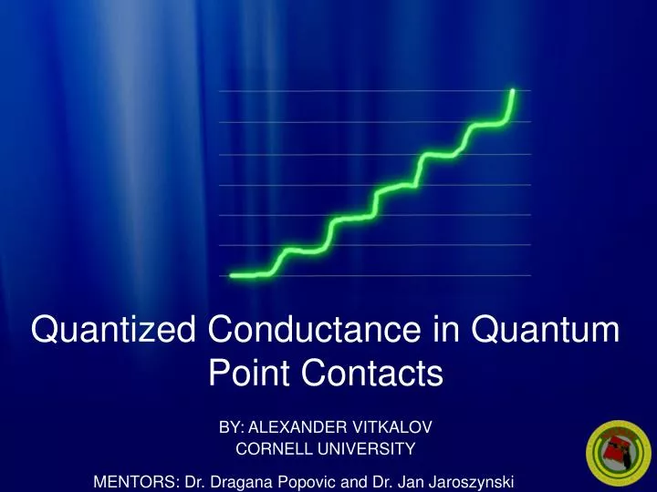 PPT - Quantized Conductance in Quantum Point Contacts PowerPoint ...