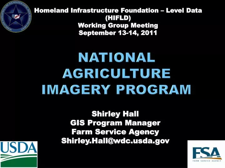 PPT - National Agriculture Imagery Program PowerPoint Presentation ...