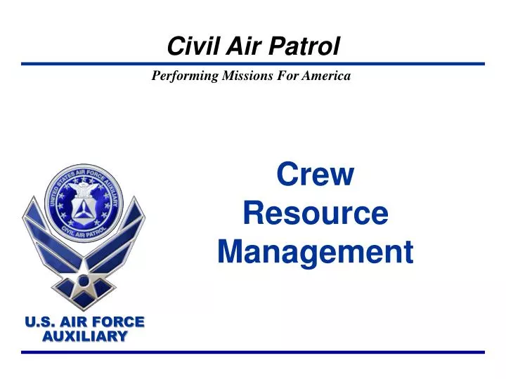 PPT - Crew Resource Management PowerPoint Presentation, free download ...