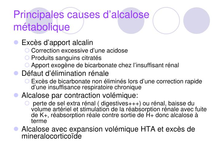 PPT - Troubles de l’équilibre acido-basique PowerPoint Presentation ...